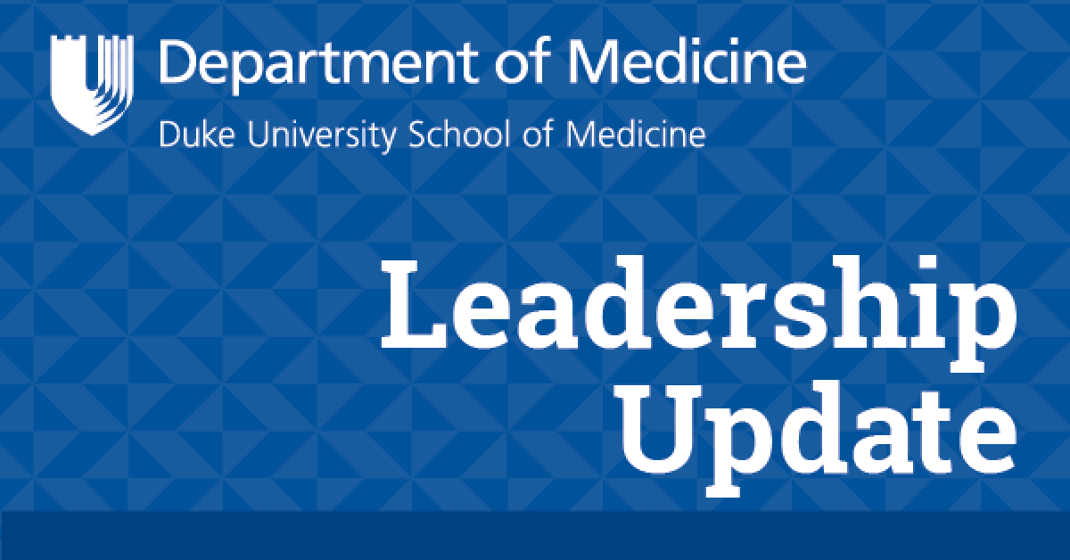 Duke Department of Medicine Restructures to Form Division of Geriatrics ...