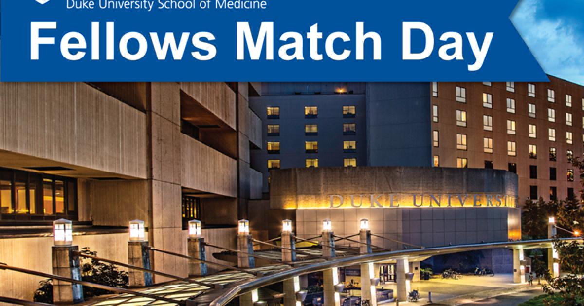 2024 Fellowship Match: Incoming Duke Fellows | Duke Department of Medicine