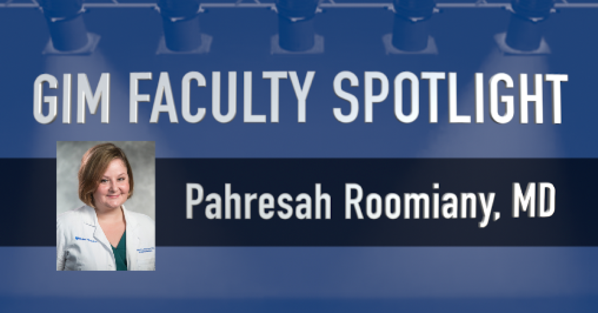 Faculty Spotlight: Pahresah Roomiany, MD | Duke Department of Medicine Faculty Spotlight: Pahresah Roomiany, MD | Duke Department of Medicine